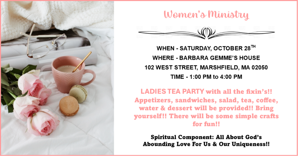 Women’s Ministry – Tea Party | The Vineyard